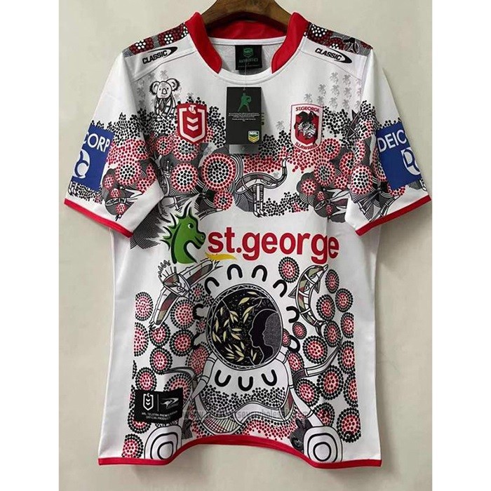 St George Illawarra Dragons Rugby Jersey 2021 Indigenous